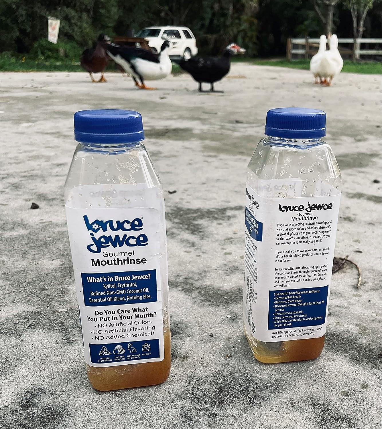 Organic Bruce Jewce Gourmet Mouthrinse 15 oz - Natural Mouthwash for ...