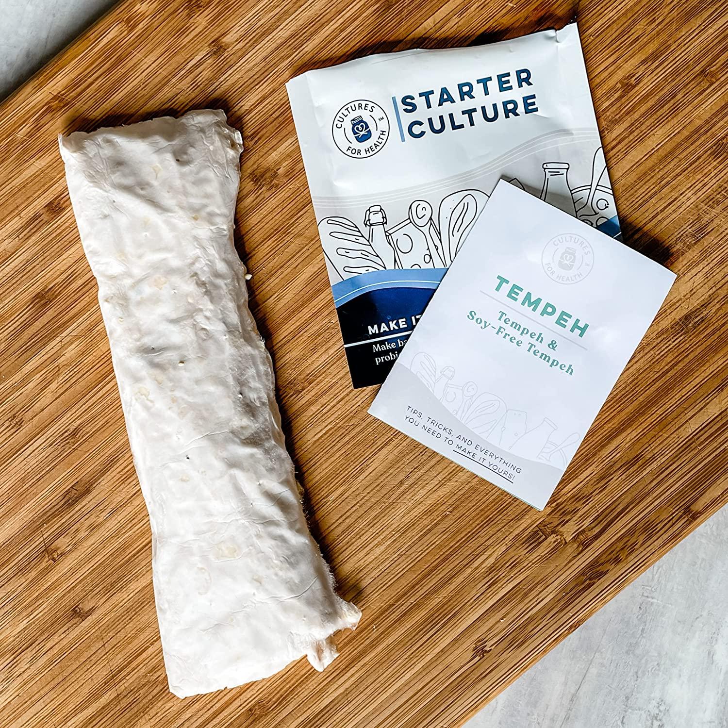 Tempeh Starter Culture - Vegetarian Meat Alternative | 4 Packets | Non ...