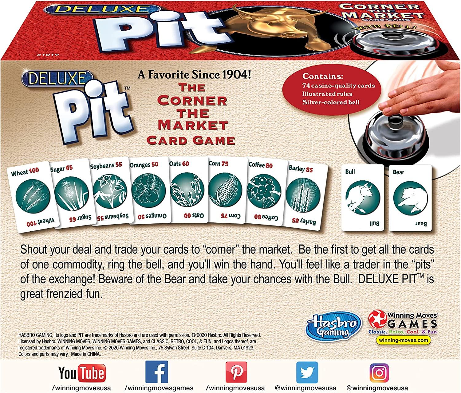 Pit Game Deluxe: Fun Card Trading Game for Ages 7 and Up | Buy Now with ...
