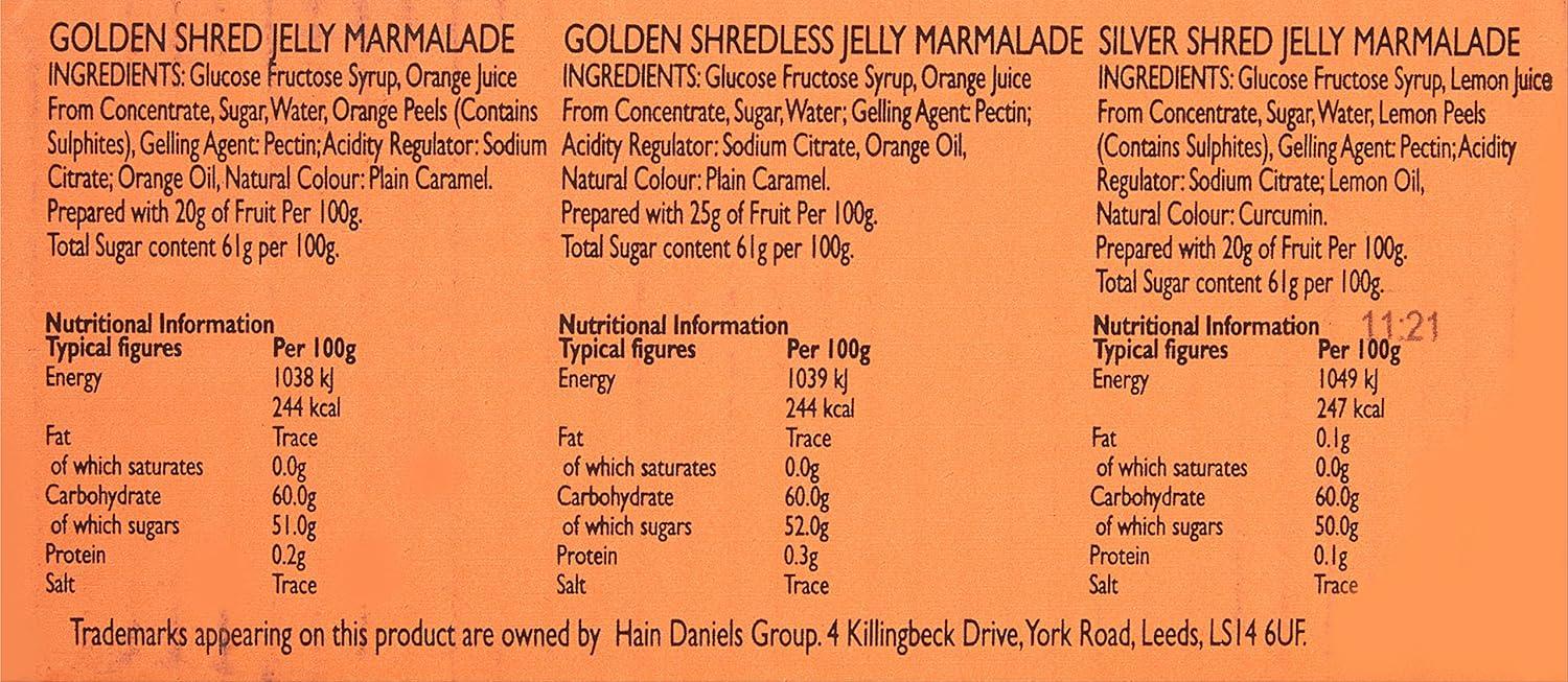 Robertson's Assorted Jelly Marmalade Portions 100 x 20g | Buy Now with ...