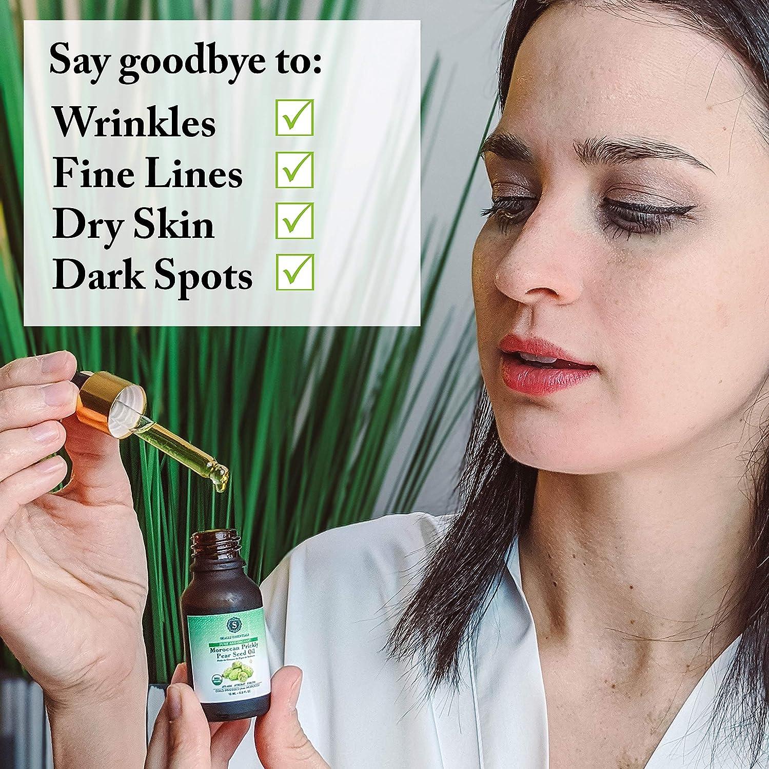 Skalli Essentials Organic Moroccan Prickly Pear Seed Oil | Anti-Aging ...