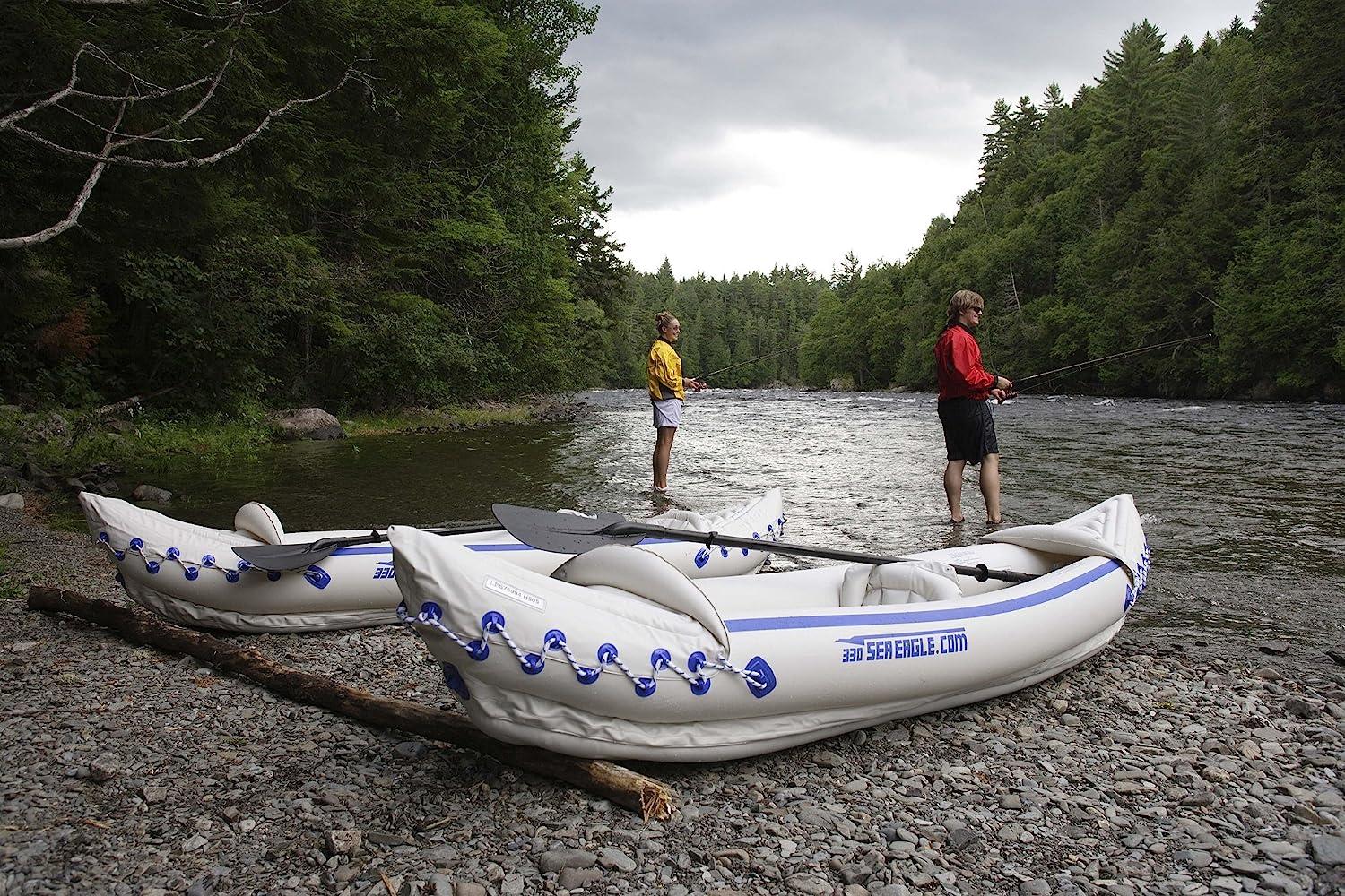 Sea Eagle Inflatable SEC Kayak Seat - Comfortable and Sturdy Option for ...