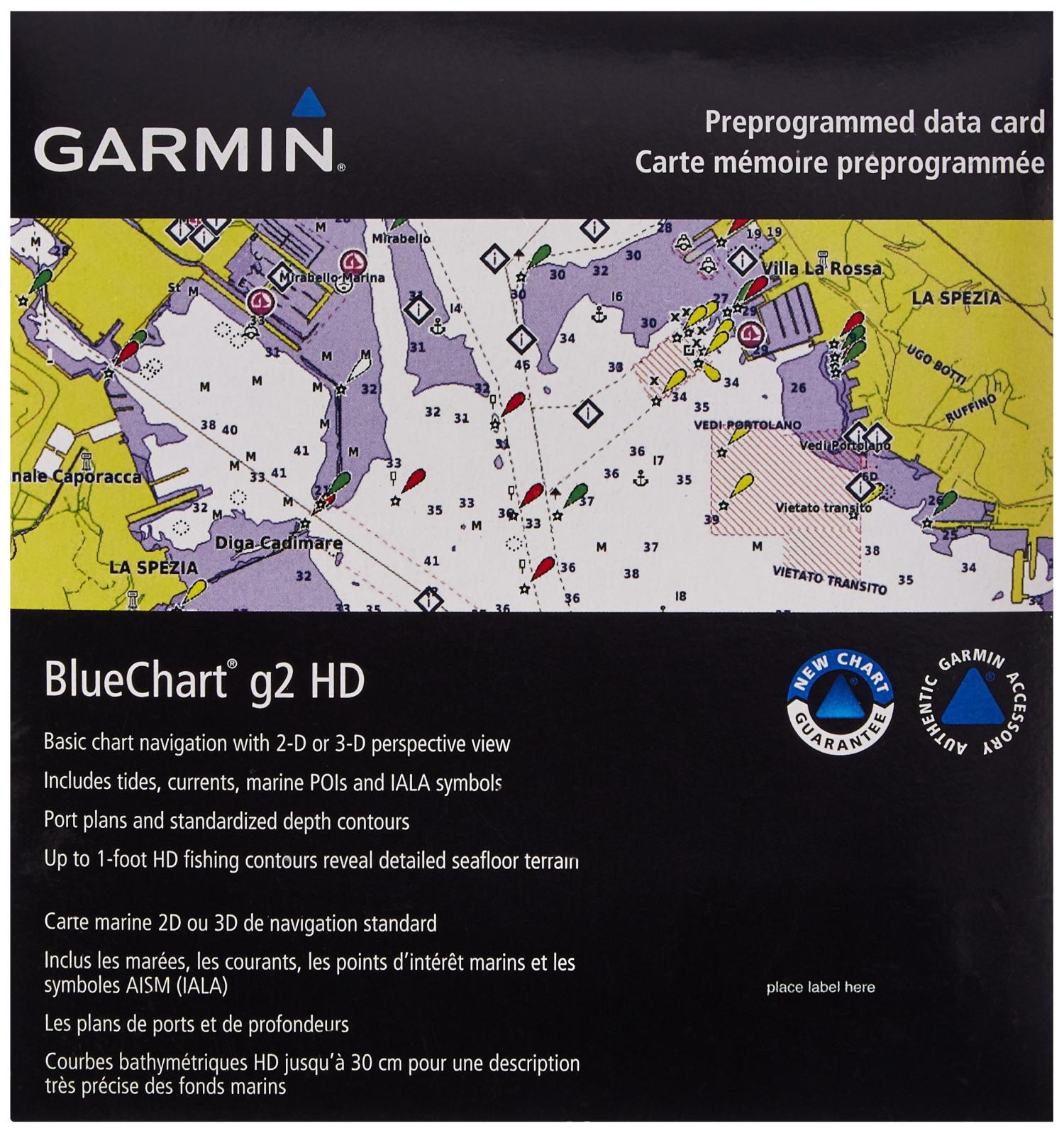 Garmin BlueChart g2 Southeast Caribbean Saltwater Map microSD Card ...