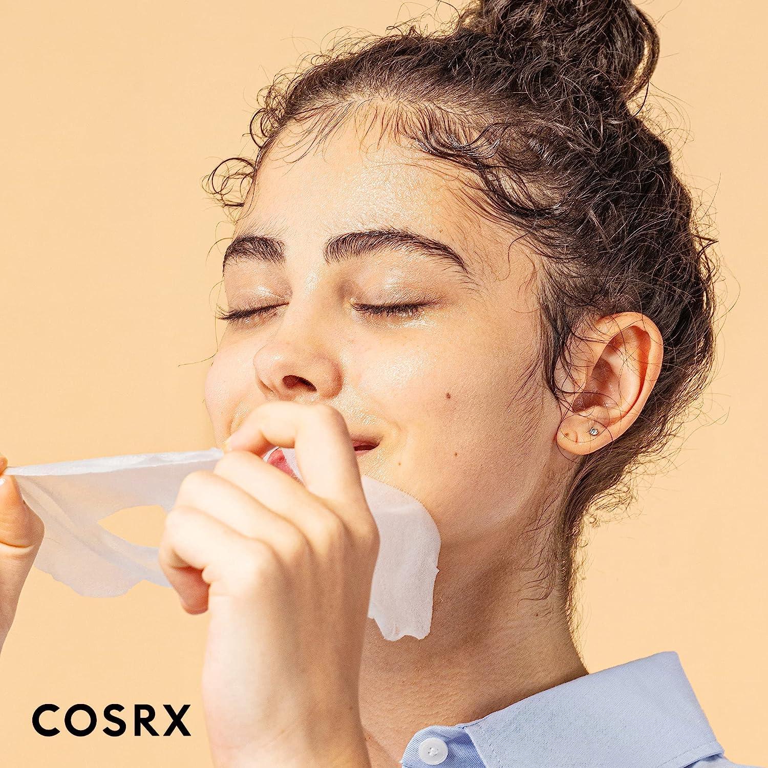 COSRX Snail Mucin Sheet Mask 10 EA - Snail Essence Face Masks for Dry ...