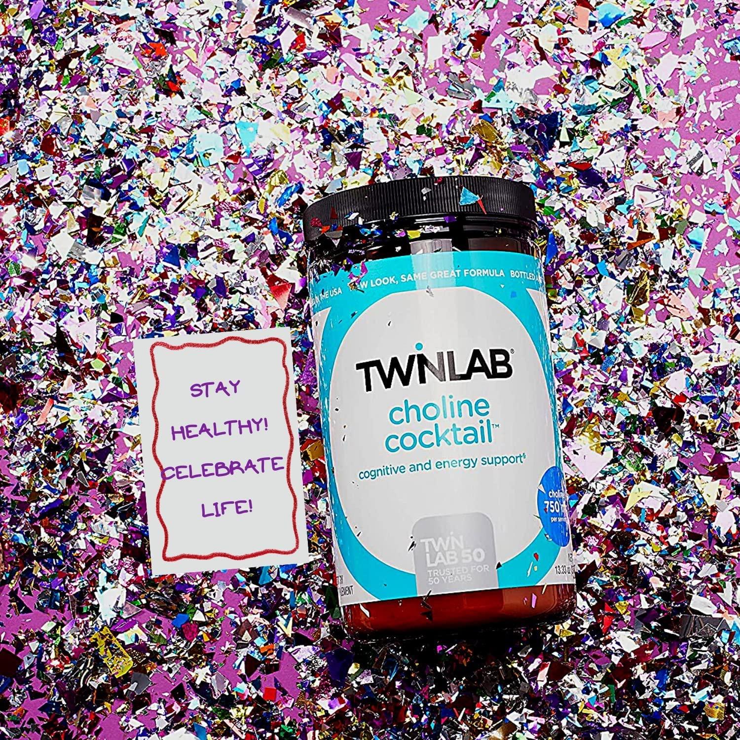 Buy Twinlab Choline Cocktail Energy Drink Mix - 13.33 oz | Boost Energy ...