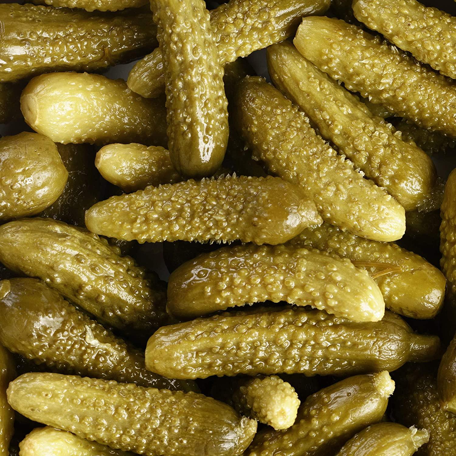 Sanniti Spanish Cornichons - 33.5 oz | Premium Pickled Gherkins for ...