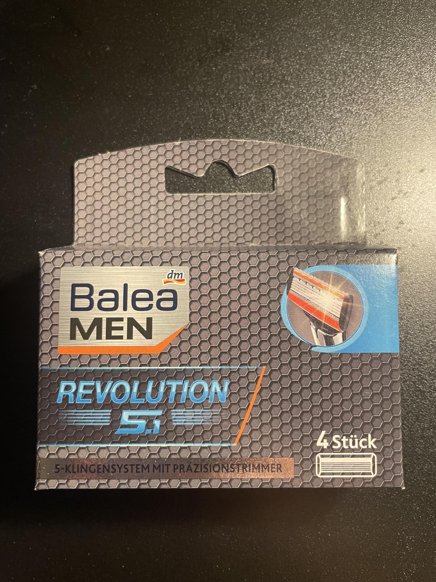 Balea MEN Razor Blades Revolution 5.1 - 4 Pieces | Premium Quality for ...