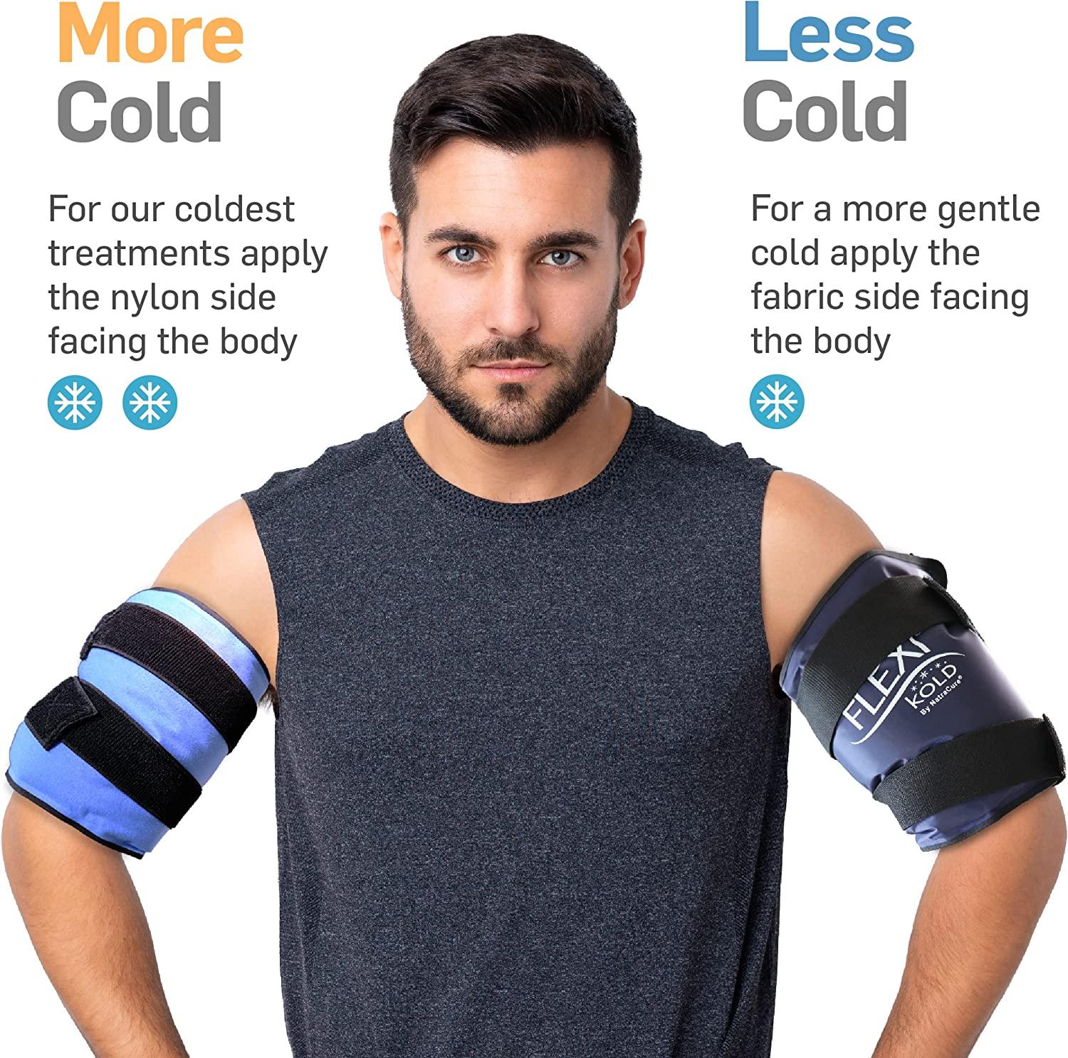 FlexiKold Gel Ice Pack w/Straps - Large 10.5 x 14.5 - Cold Therapy for ...