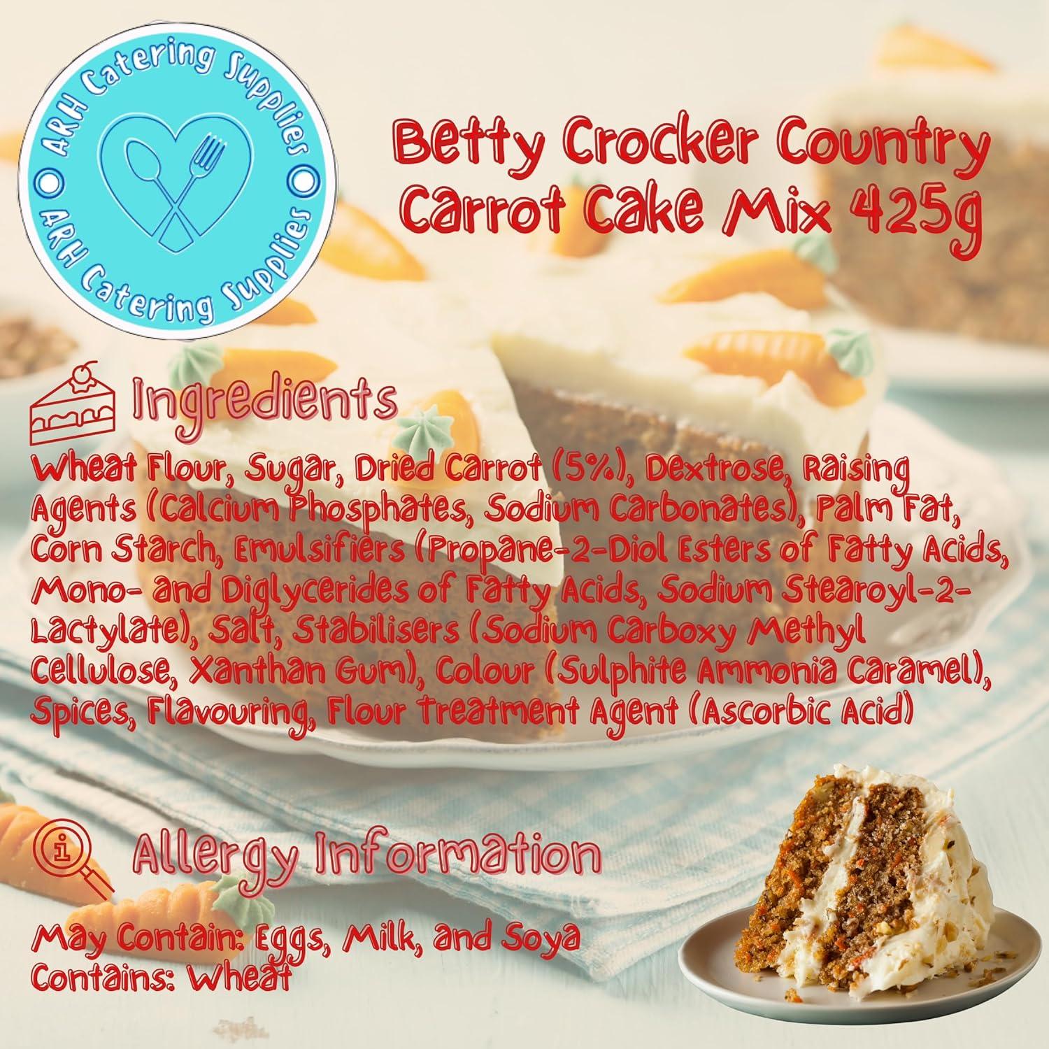 Country Carrot Betty Crocker Cake Mix 425g | Buy Now with Express ...