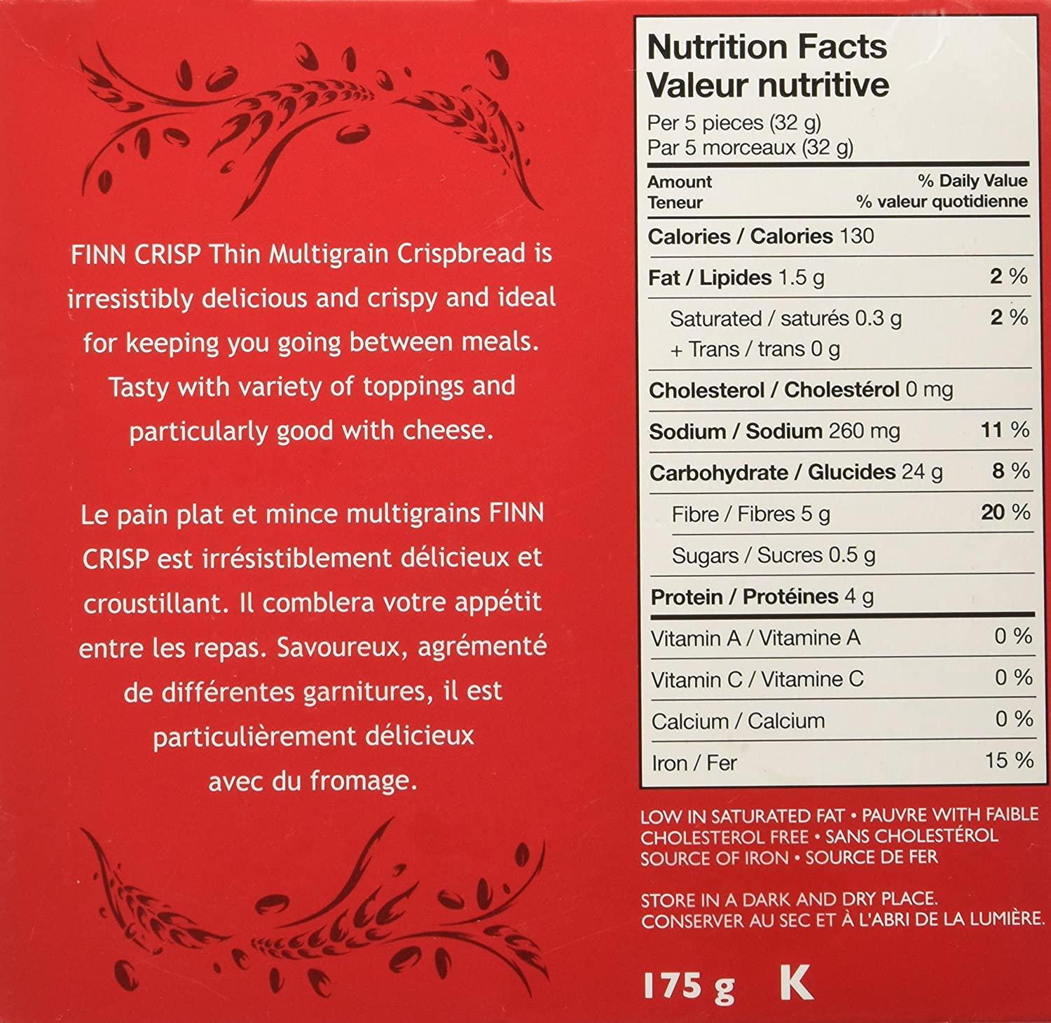 Finn Crisp Multigrain Sourdough Rye Thins 6.2 oz (175 g) | Buy Now with ...