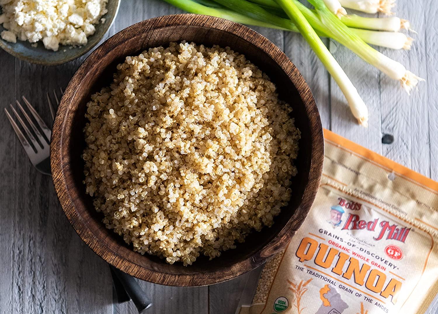 Bob's Red Mill Organic White Quinoa 13oz - Resealable Bag | Premium ...