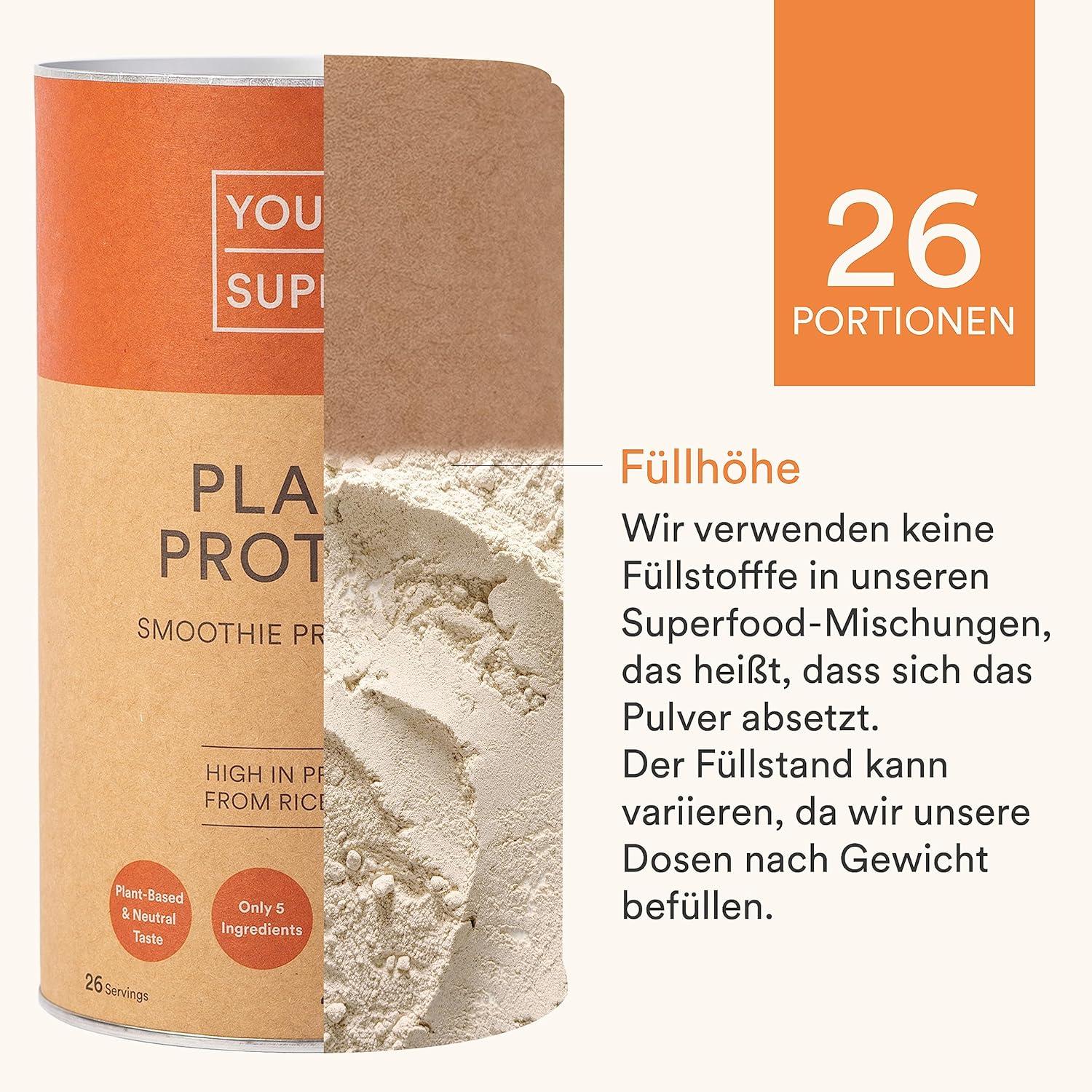 Your Super Plant Protein Powder - Organic Vegetable Protein for Muscle ...