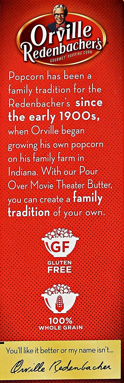 Orville Redenbacher's Pour Over Movie Theater Butter Microwave Popcorn ...