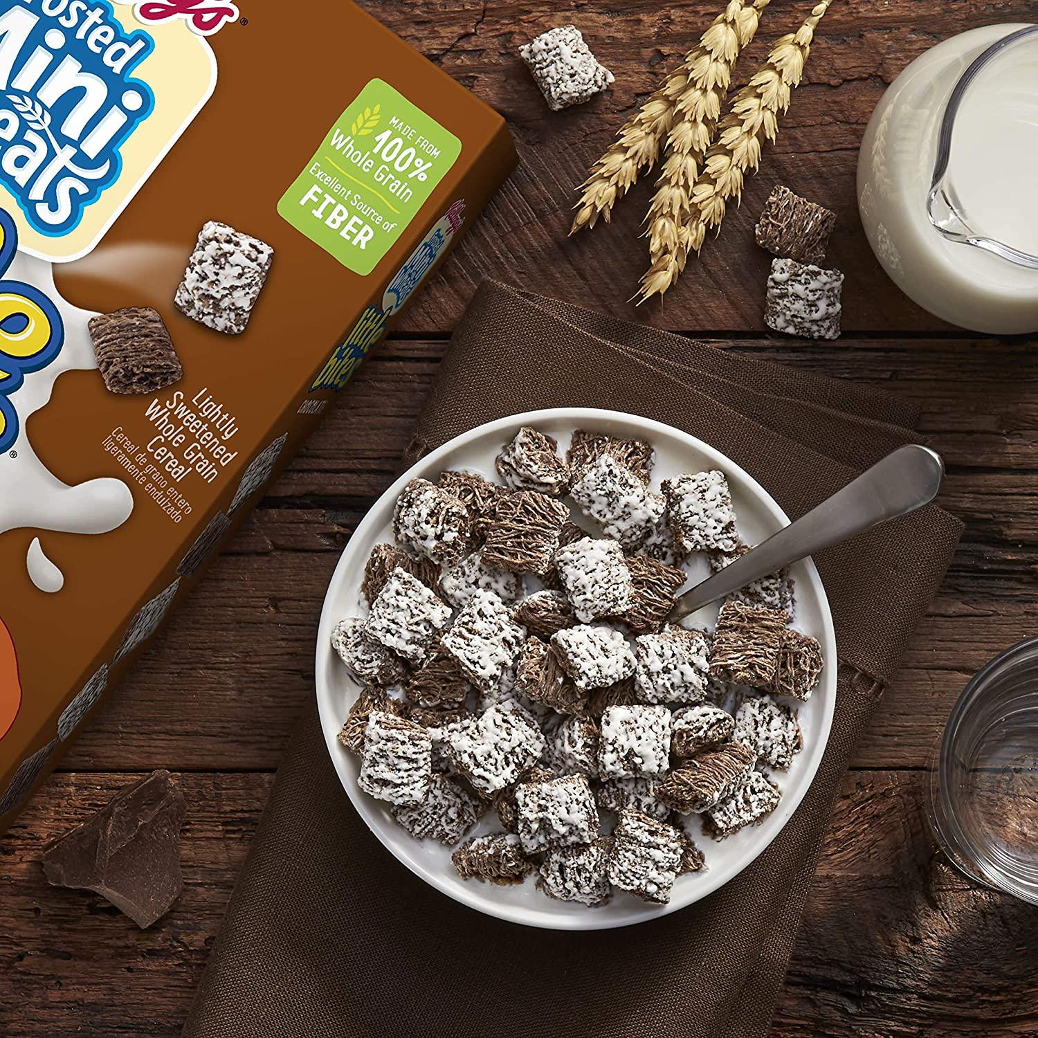 Kellogg's Chocolate Frosted Mini-Wheats Little Bites Cereal | Family ...