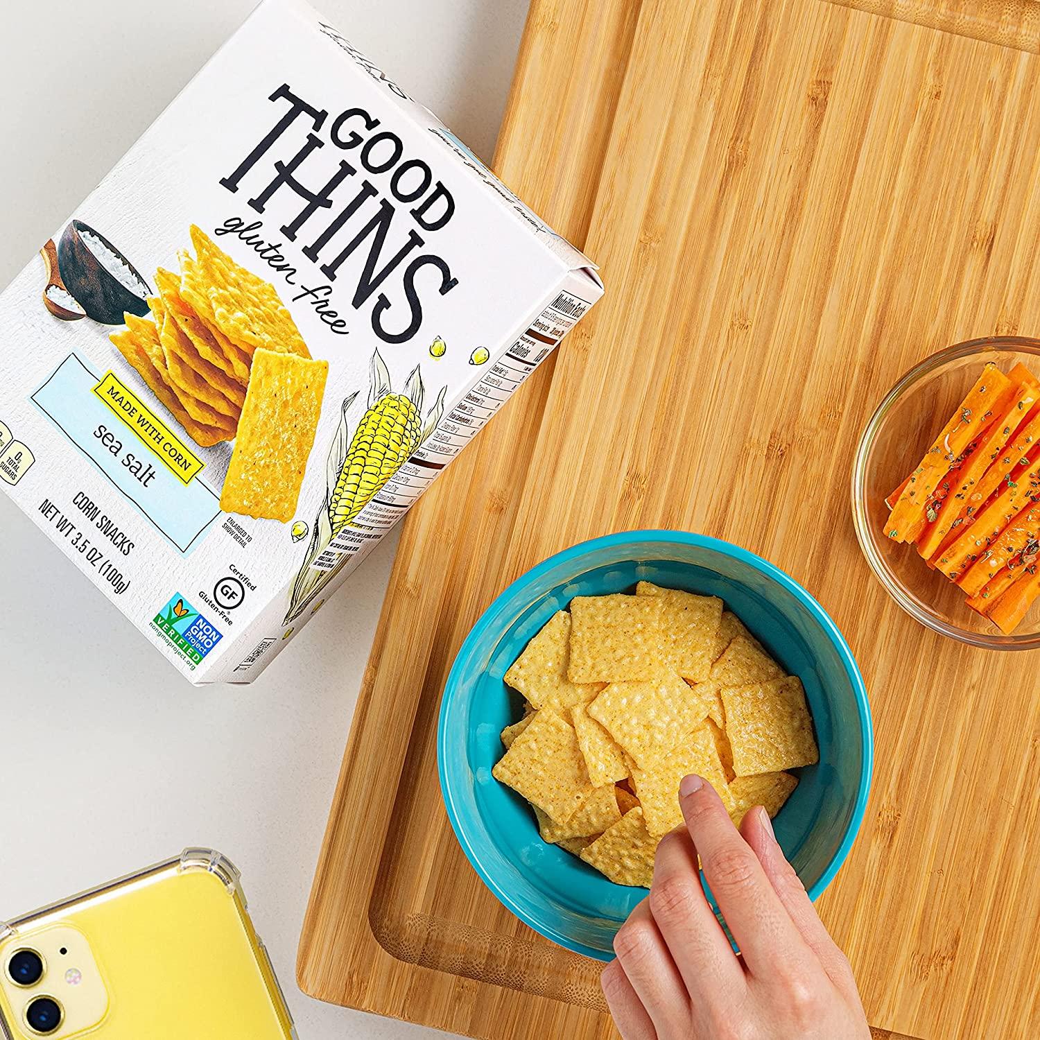 Good Thins Gluten Free Rice & Corn Crackers Variety Pack - 4 Boxes ...