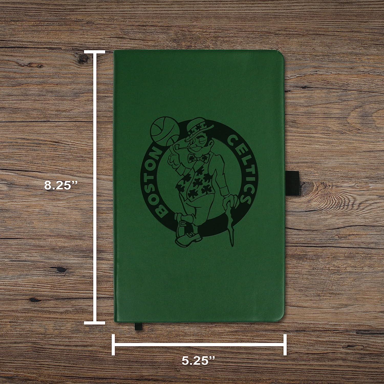 NBA Boston Celtics Laser-Engraved Color Notepad 5.25 x 8.25-inches ...