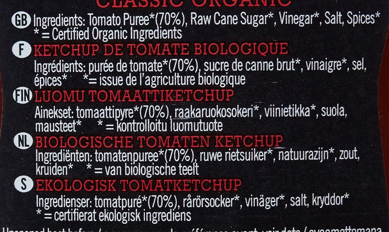 Biona Organic Tomato Ketchup Classic Squeezy Bottle 560g | Buy Now with ...