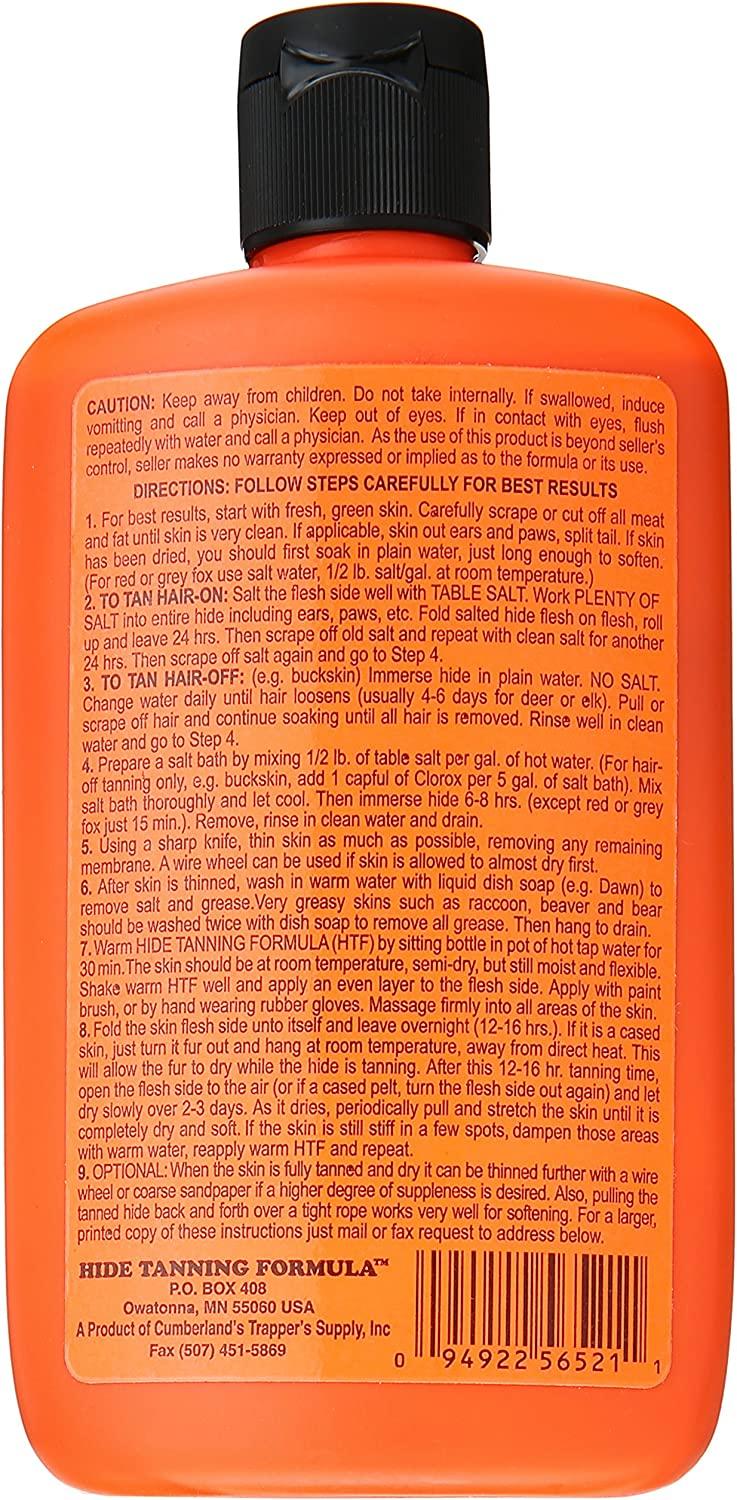 Knoblochs Deer Hunter's & Trapper's Hide & Fur Tanning Formula Multi ...