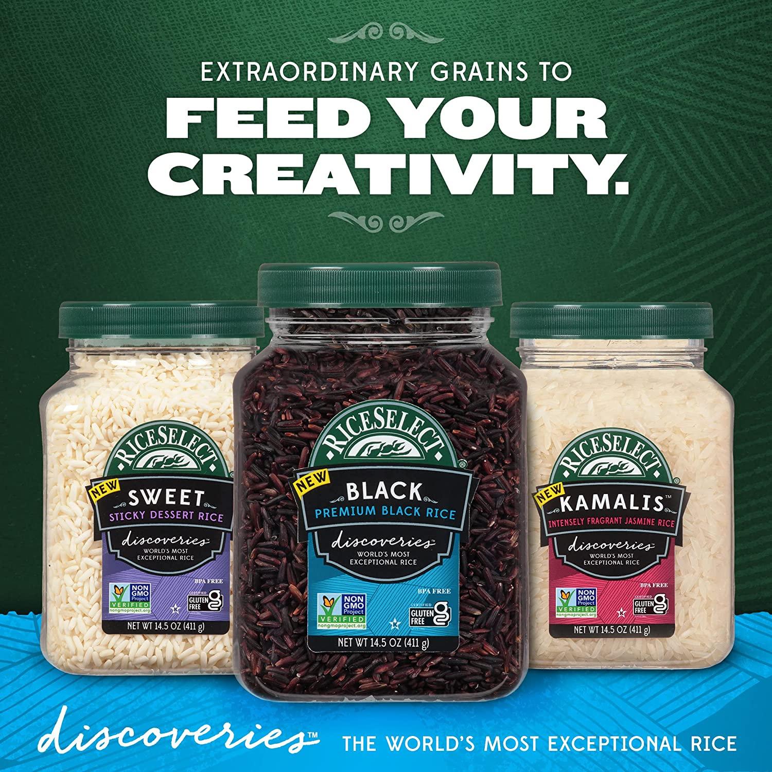RiceSelect Discoveries Premium Black Rice - Whole Grain, Gluten-Free ...