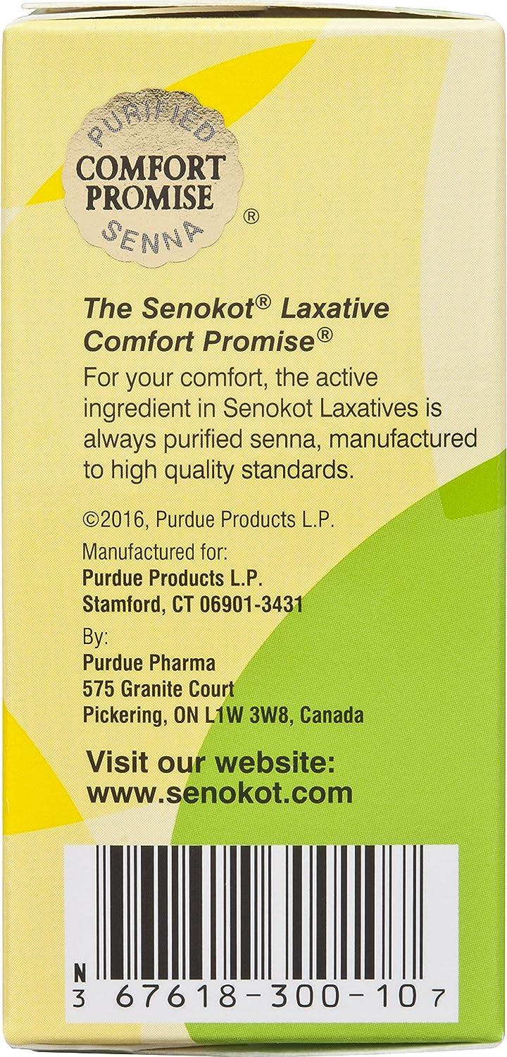 Senokot Regular Strength 100 Tablets - Natural Vegetable Laxative with ...