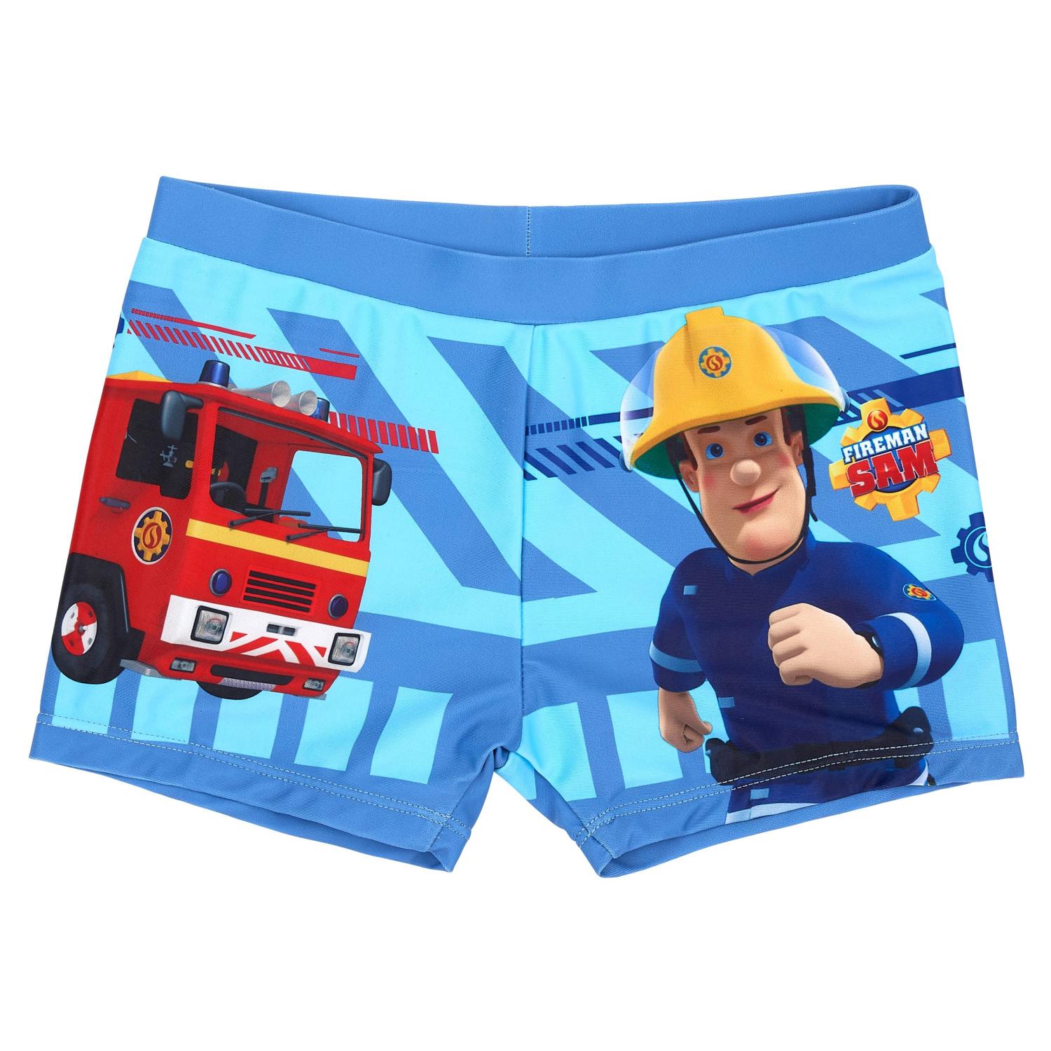 Fireman Sam Swim Shorts Beadeshorts 104 - Light Blue for Kids | Shop ...