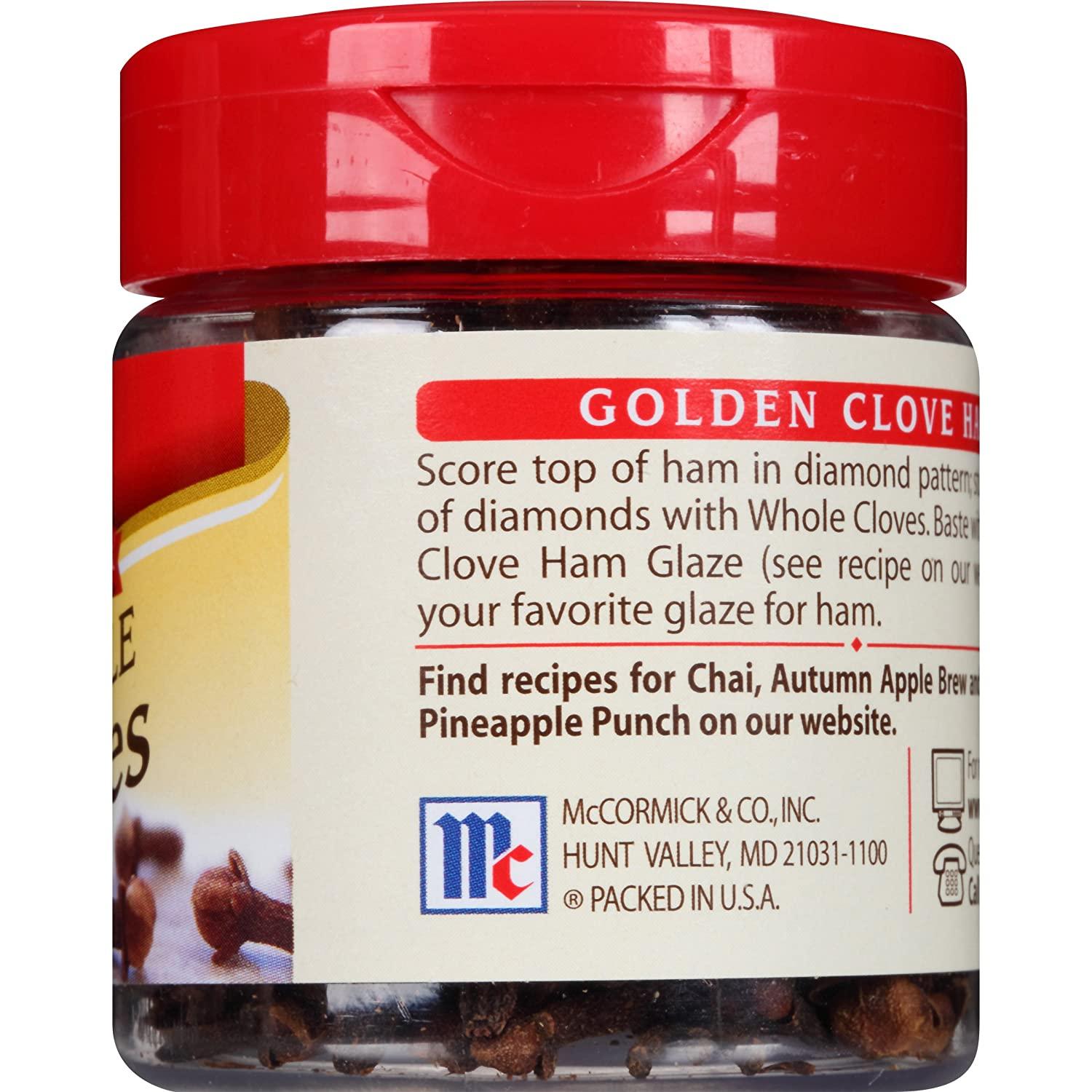 McCormick Whole Cloves 0.62 oz - Premium Quality Spices for Cooking ...