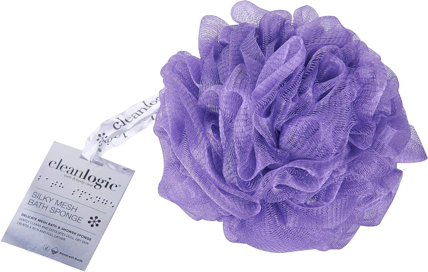 Clean Logic Silky-Soft Mesh Sponge 70g - Pack of 6, Assorted Colors ...