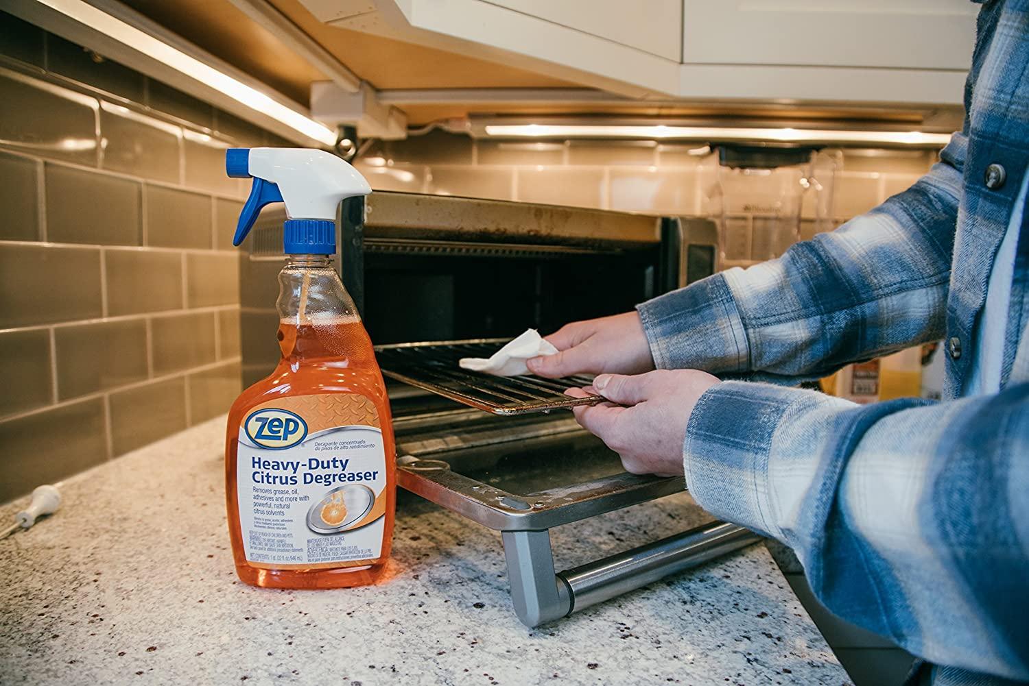 ZEP Heavy-Duty Citrus Degreaser 32oz - Powerful Cleaner for Tough ...