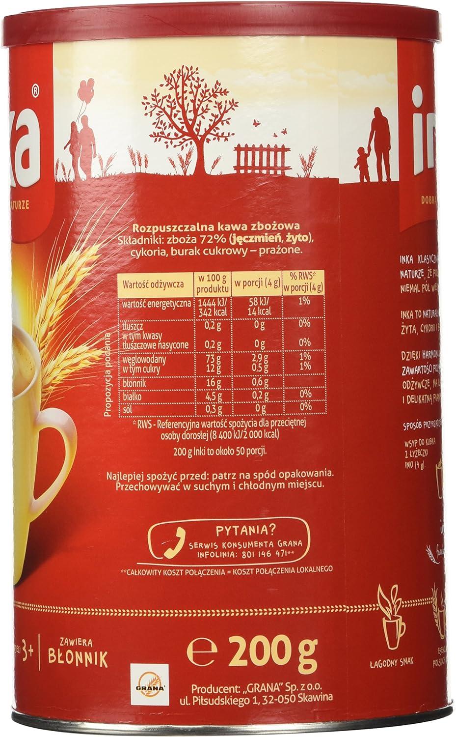 Inka Instant Grain Coffee Drink 200g - 100% Natural by Inka Corp | Buy ...