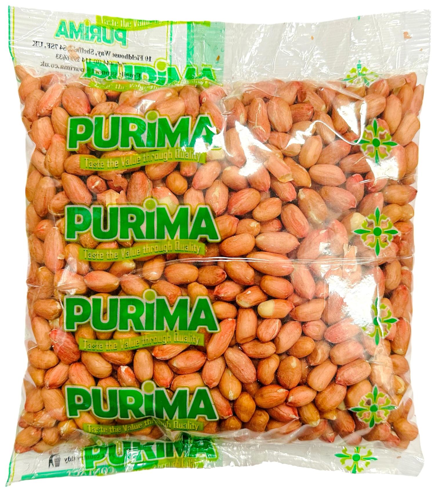 Pale Pink Skin Peanuts 1Kg - Raw Whole Skinned Peanut Nuts - Natural ...