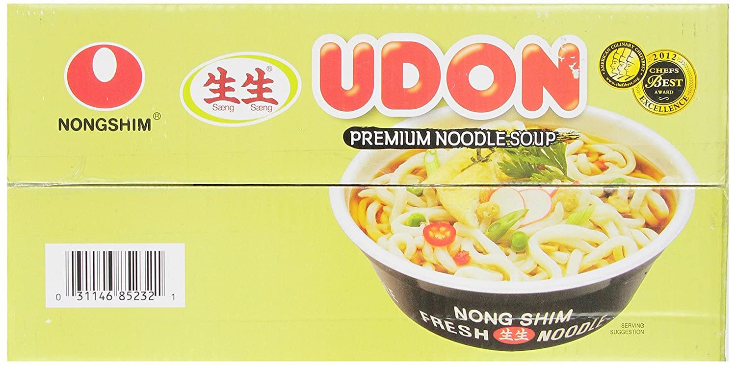 Nongshim Fresh Udon Bowl (pack of 6) 58.41 ounce (pack of 1) | Buy Now ...