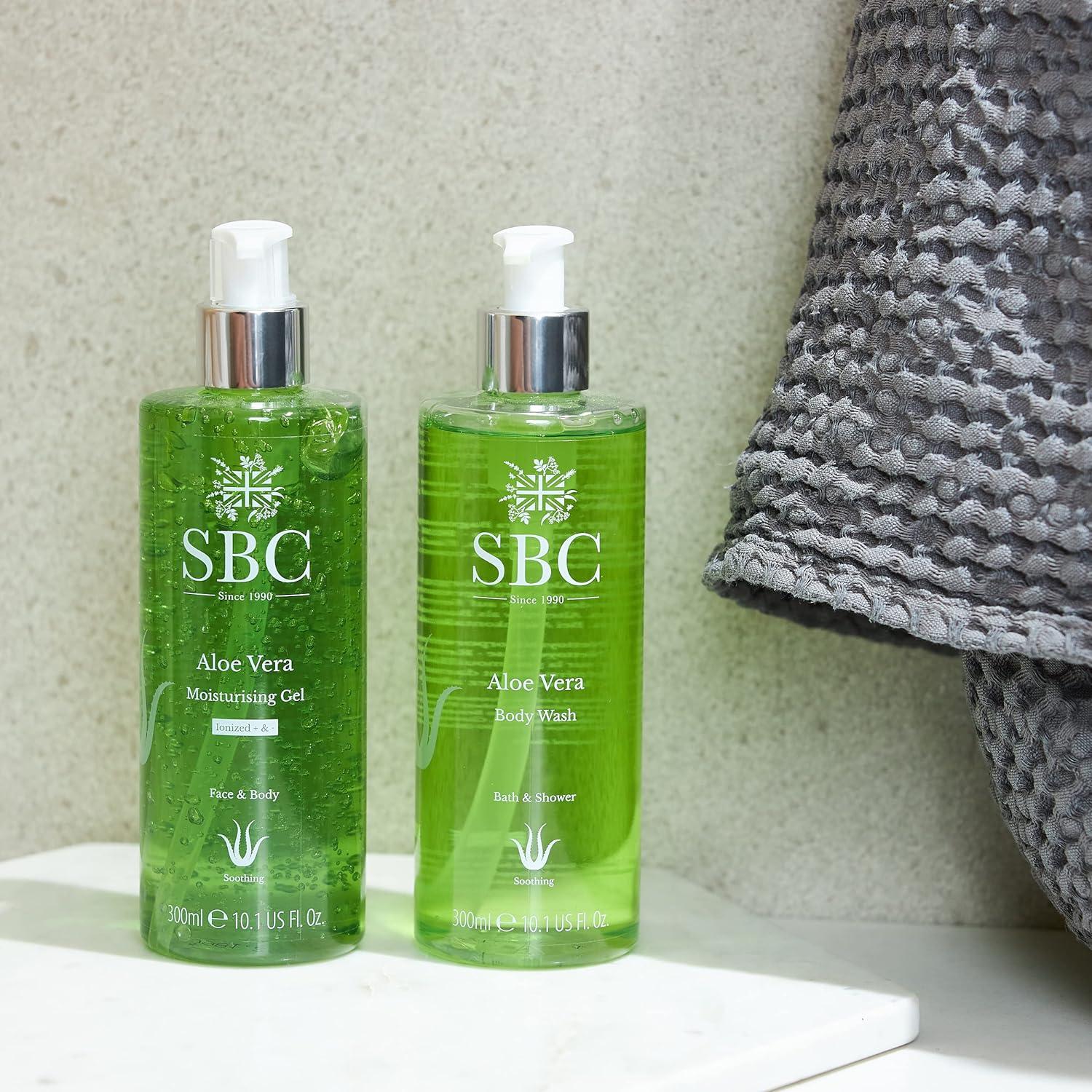 SBC Skincare Aloe Vera Moisturising Gel - 1000ml | Hydrating Cooling ...