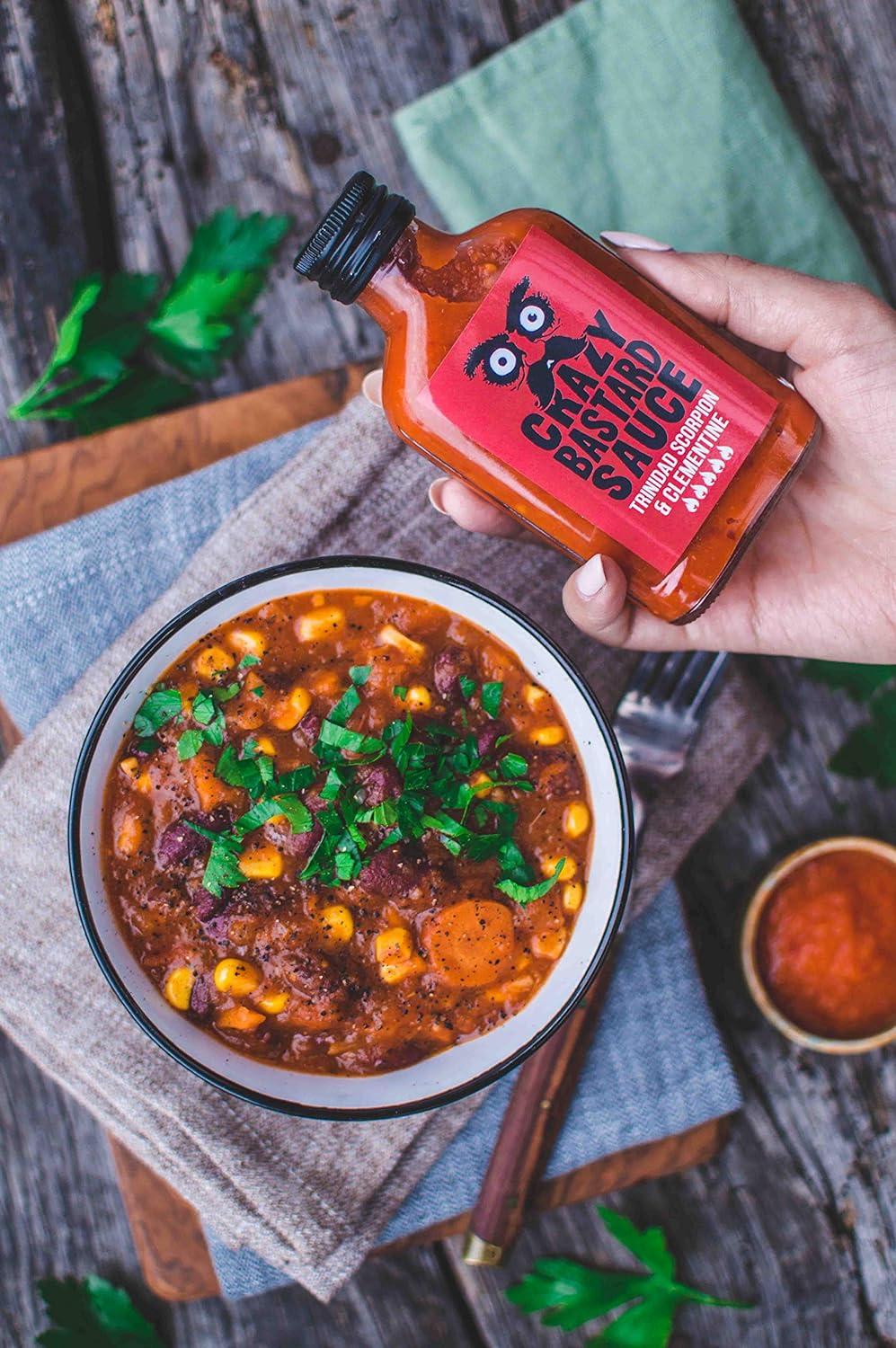 Crazy B Sauce - Sample Set of 3 Chili sauces with The Worlds Hottest ...