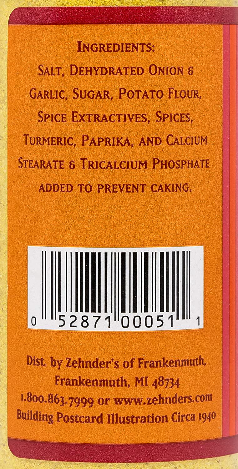 Zehnder's Chicken Seasoning (8.5 oz) - Authentic blend for flavorful ...