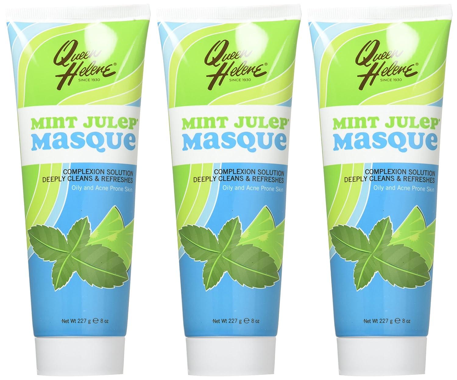 Queen Helene Mint Julep Masque 8 oz - Pack of 3 | Clarifying Facial ...