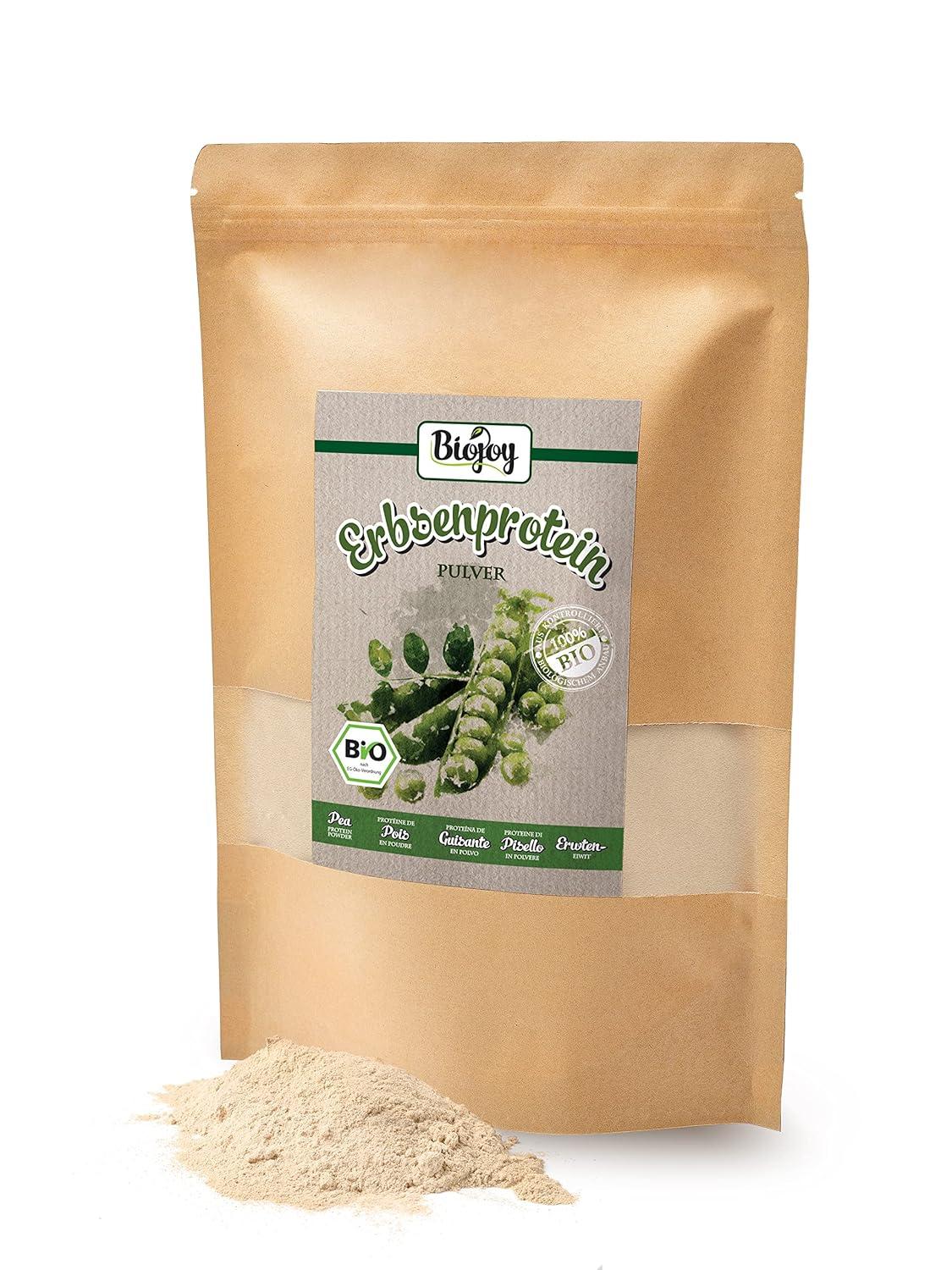 Buy Biojoy ORGANIC Pea Protein Powder 1kg - Neutral Additive-Free ...