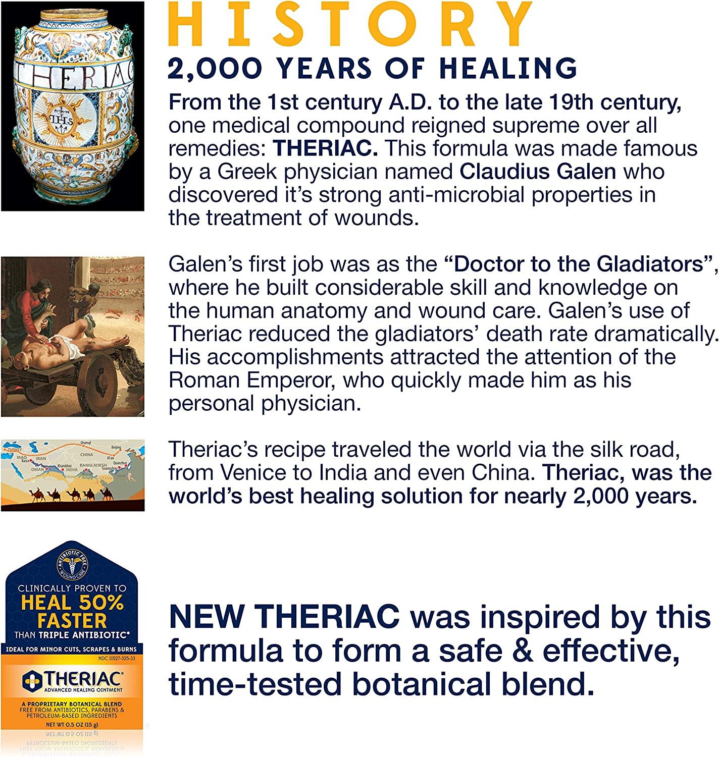 Theriac Manuka Honey Healing Ointment - Natural 50% Faster Healing for ...