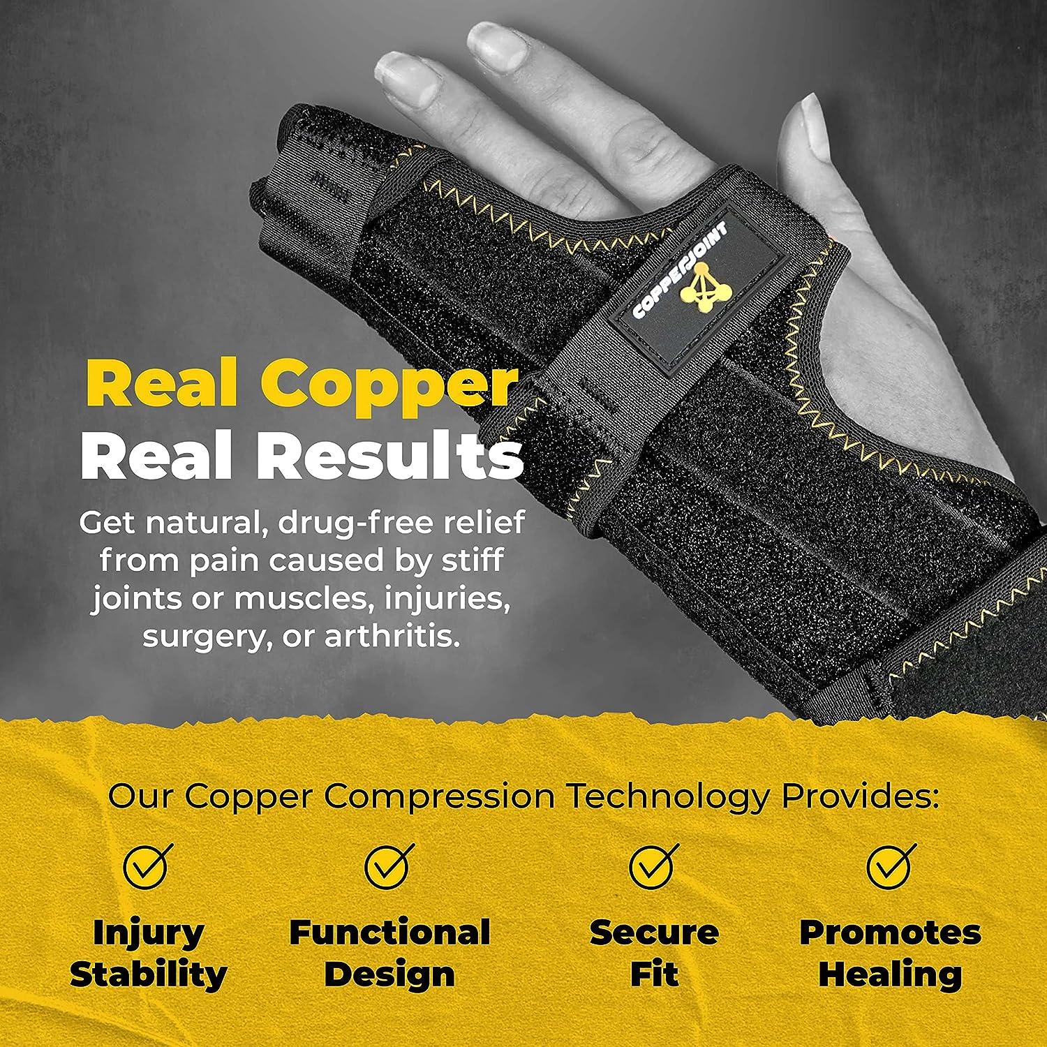 CopperJoint Pinky Finger Splint - Trigger Finger Brace for Middle ...
