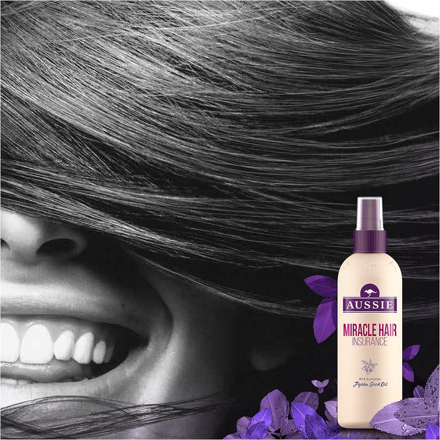 Aussie Miracle Hair Insurance Detangler Spray 250ml - Smooth & Tangle ...