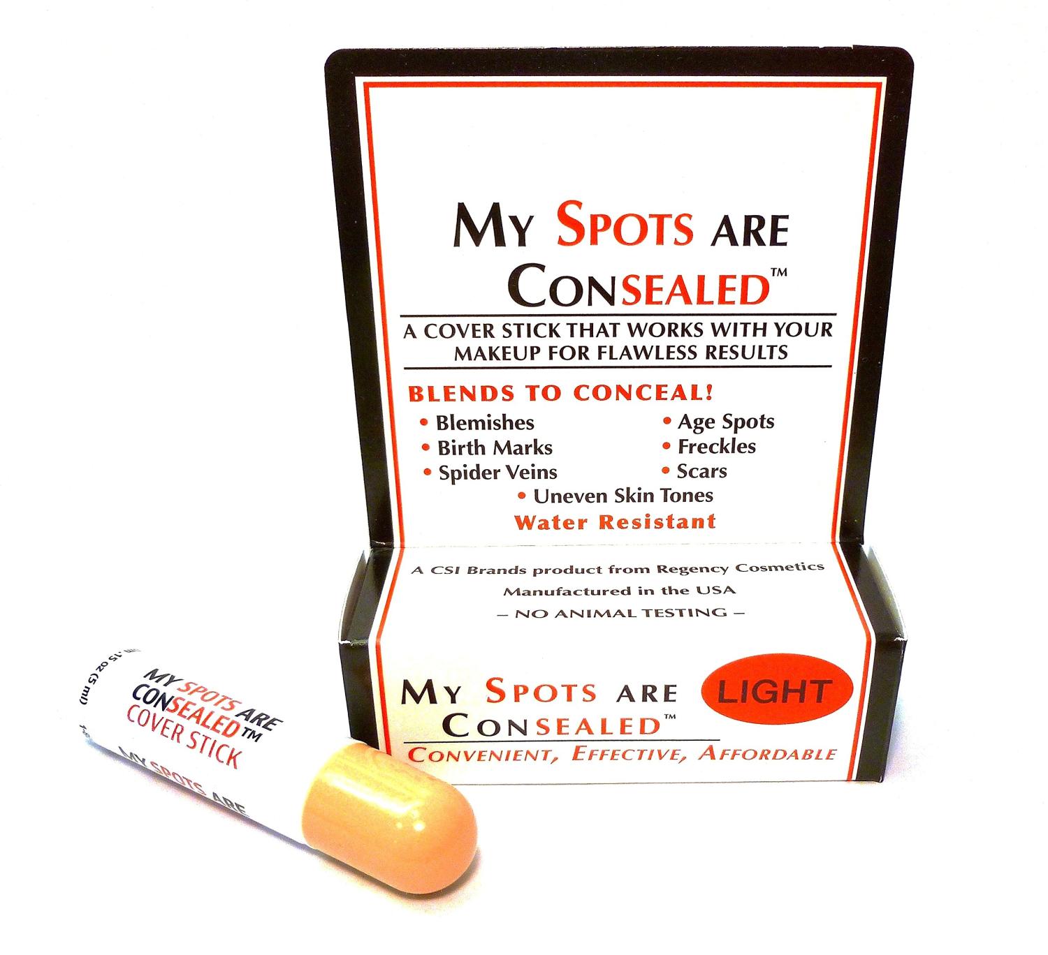 CSI My Spots Concealed Cover Stick - Light | Spot Treatment Cover Up ...