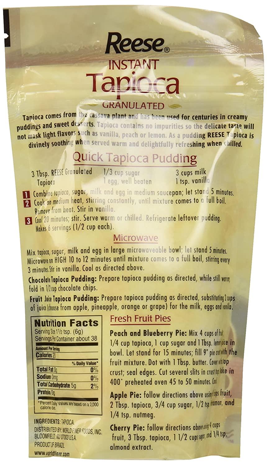 Reese Granulated Tapioca - 8 oz | Premium Cooking & Baking Ingredient ...