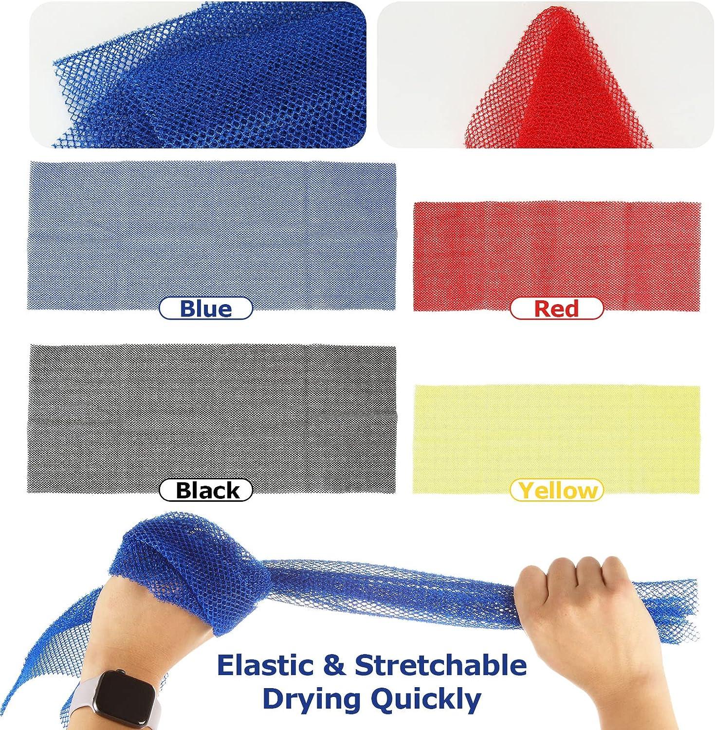 African Exfoliating Net Sponge Set - 8 Pieces | Extra Long Washcloth ...