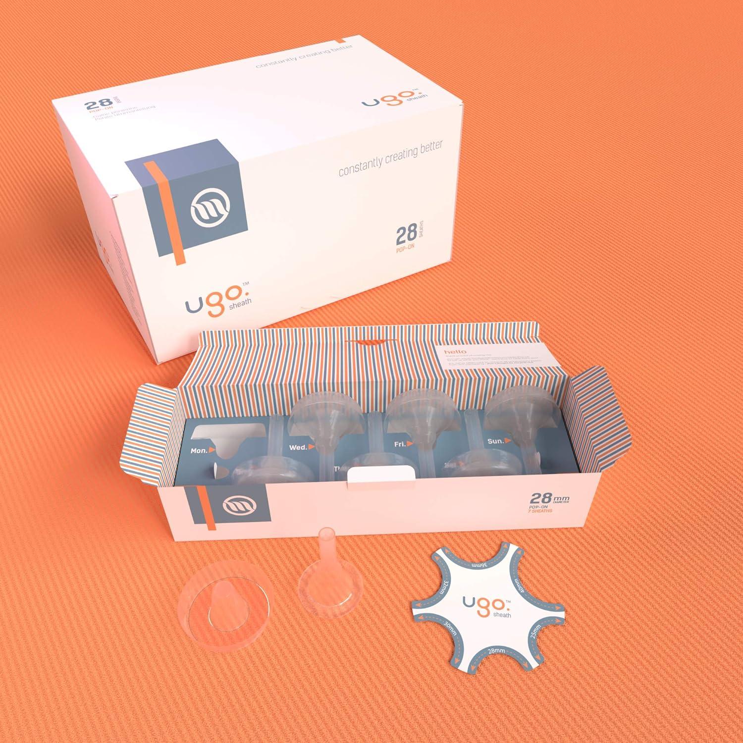 Ugo Sheath (x28) - 1 Month Supply of Male Urinary Incontinence Catheter ...