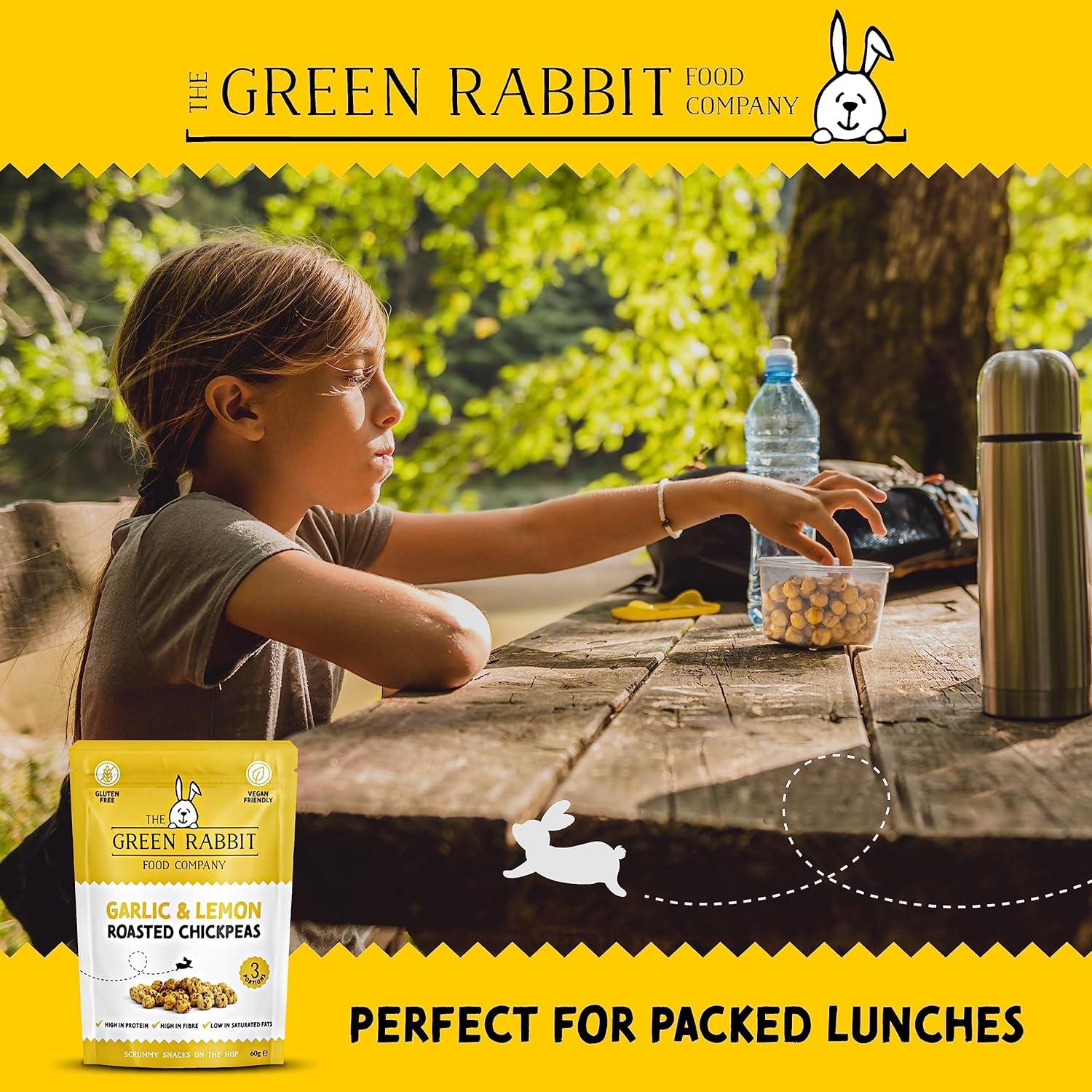 The Green Rabbit Gluten Free Roasted Chickpeas Garlic & Lemon Flavour ...