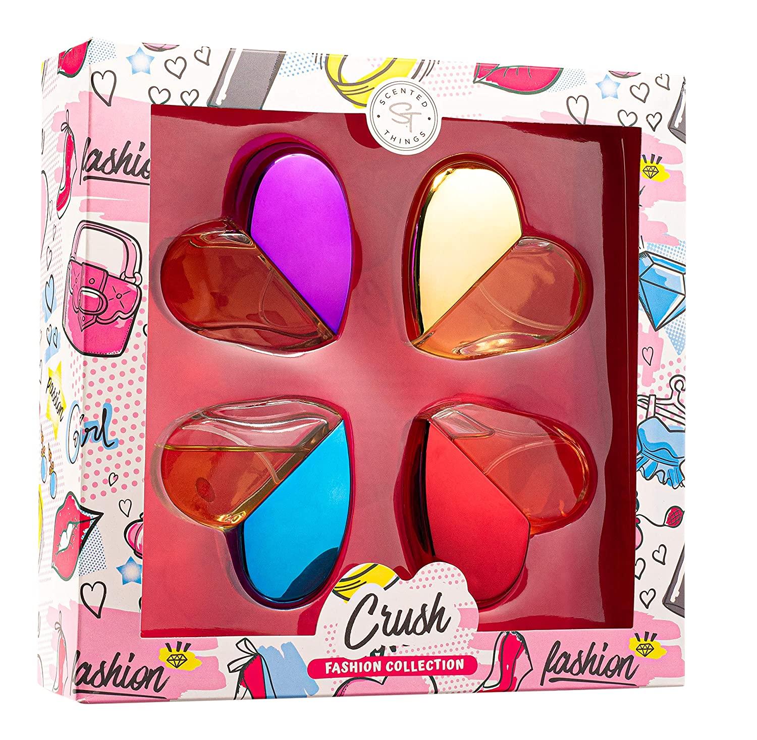 CRUSH Fashion Collection Body Spray Mist Perfume Gift Set for Girls | 4 ...