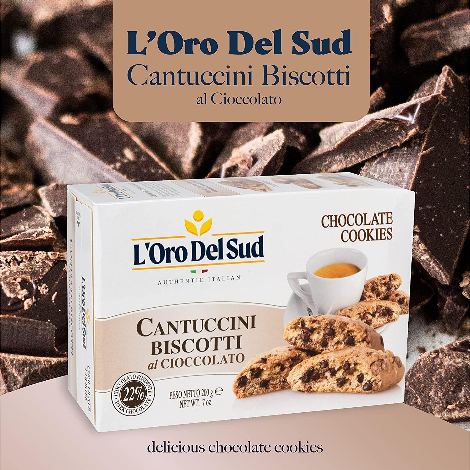 Authentic Italian Chocolate Biscotti Cantuccini d'Abruzzo - 200g/7oz ...