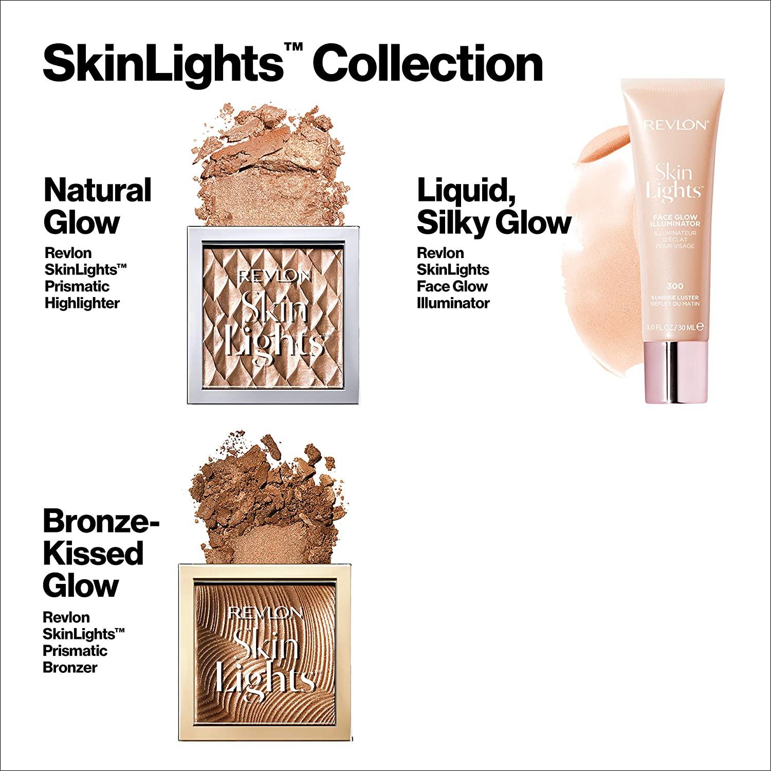 Revlon Skinlights Prismatic Powder Bronzer - Sunlit Glow (110) 0.28 Oz ...