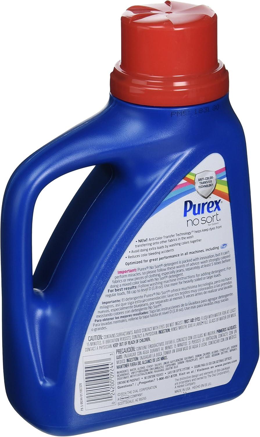 Purex No Sort for Colors Detergent - Fresh Scent 27 Loads | Optimal ...