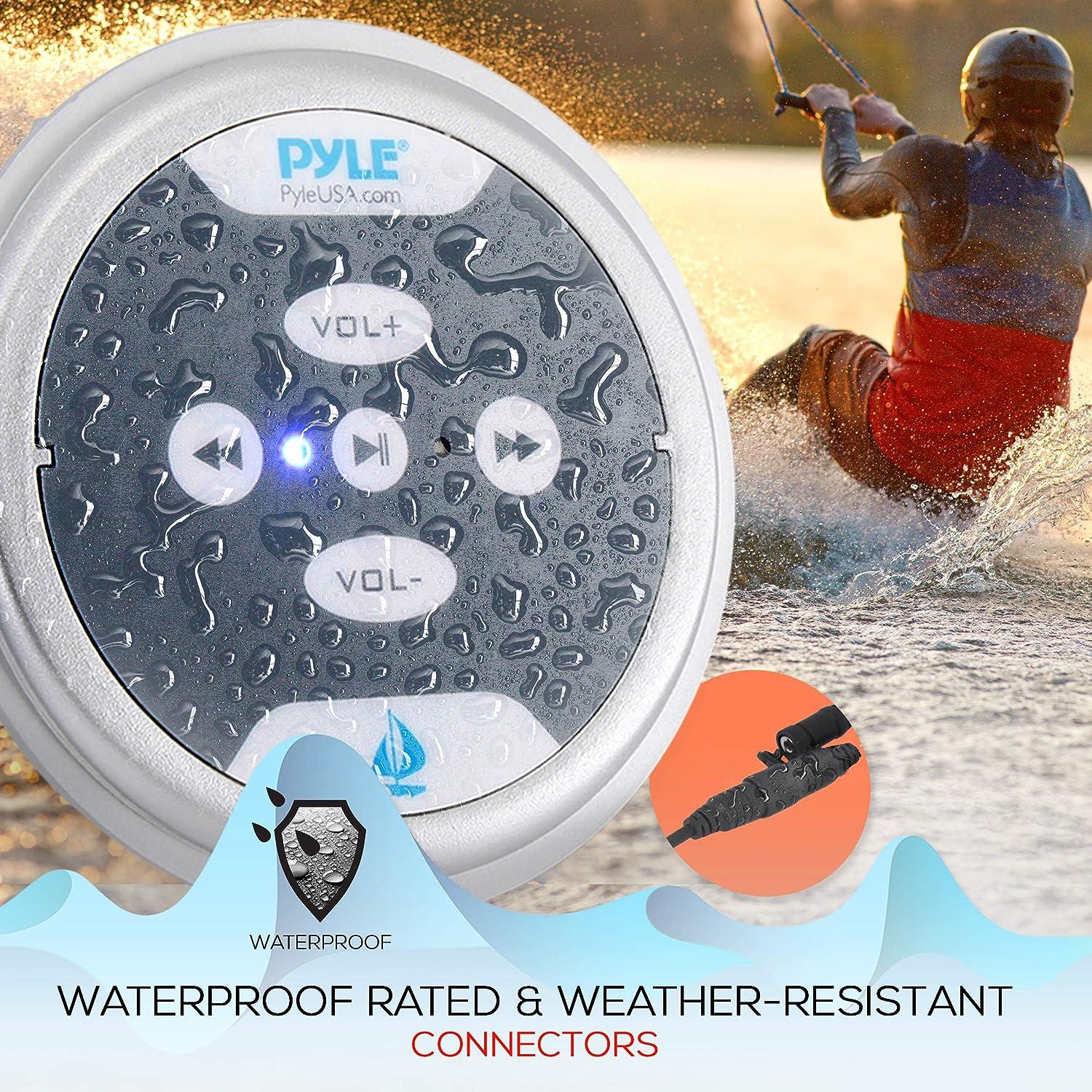 Waterproof Bluetooth Marine Amplifier Receiver - 600W Weatherproof ...