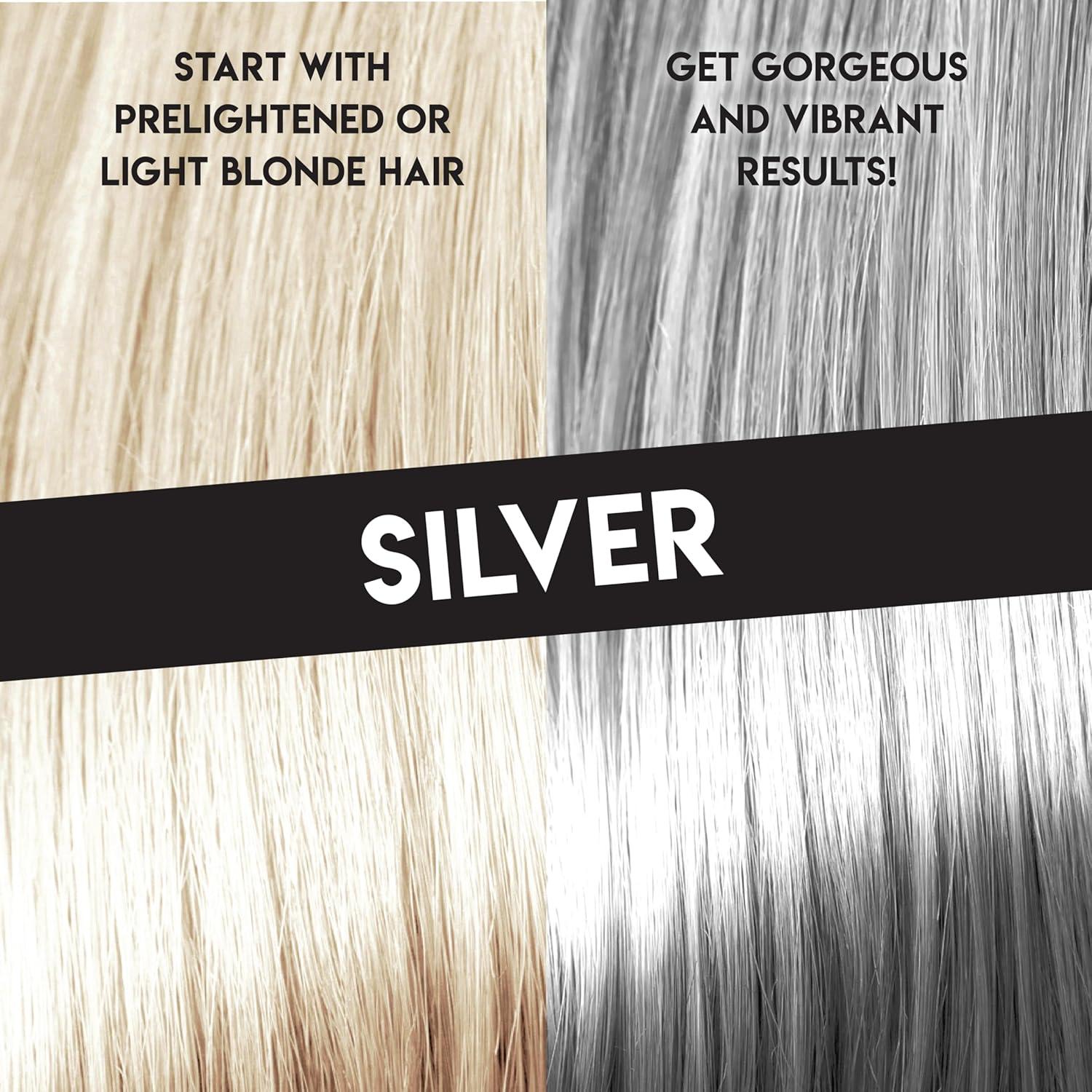 Buy Direct Vibes Semi-Permanent Hair Color in Silver | Vibrant Long ...
